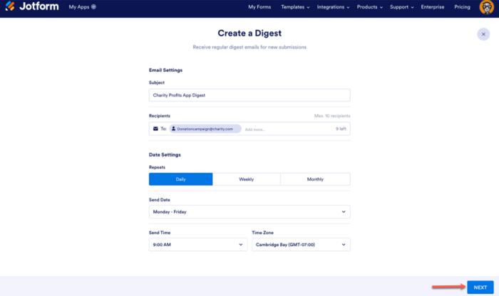 How to Create a Digest Email for your Donation App