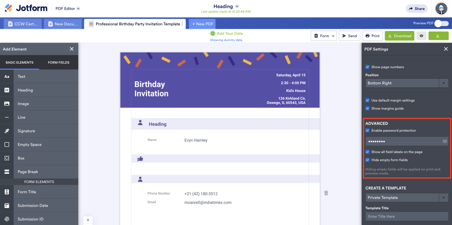 Introducing Jotform PDF Editor: Turn form responses into designed PDFs ...