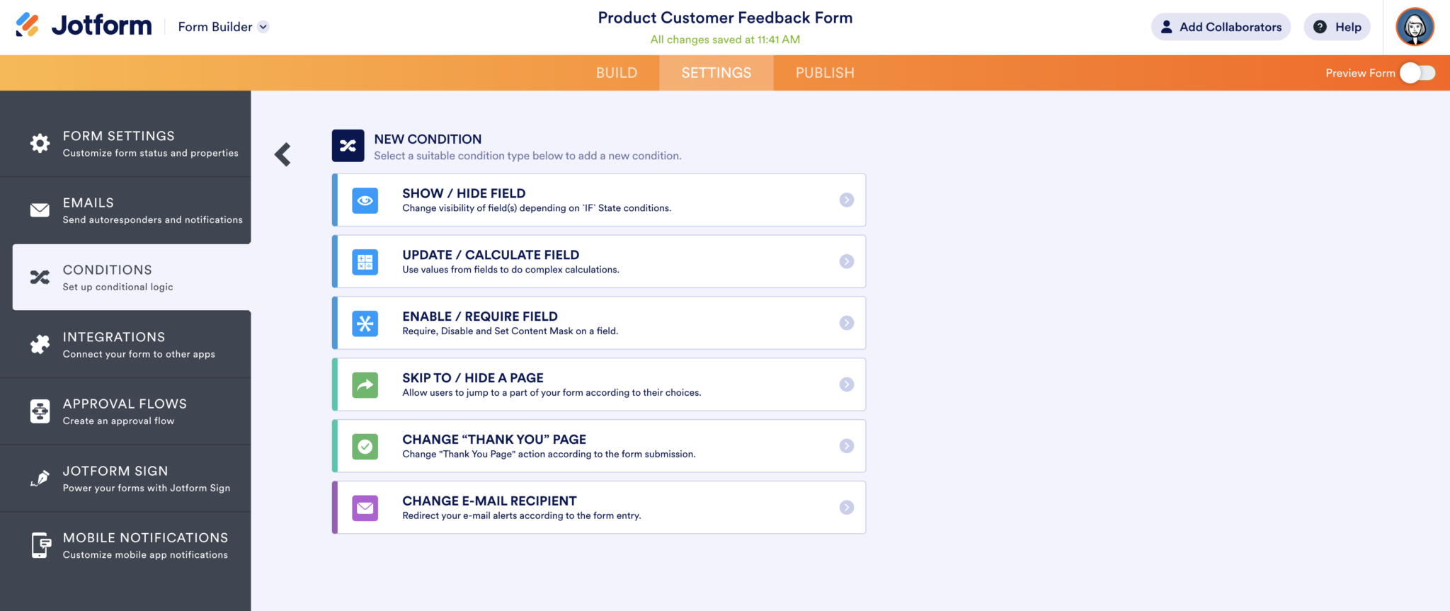 How to use conditional logic forms in WordPress | The Jotform Blog