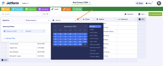 How to create a CRM with Jotform Tables | The Jotform Blog