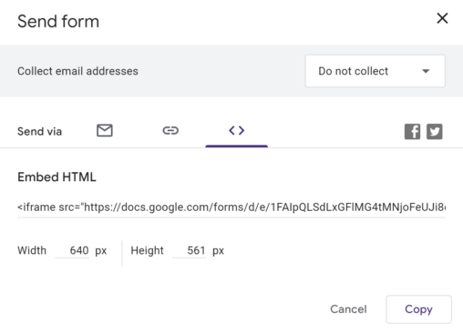 How to embed Google Forms in Wix | The Jotform Blog