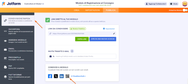 Come creare un codice QR per un Modulo Google | The Jotform Blog