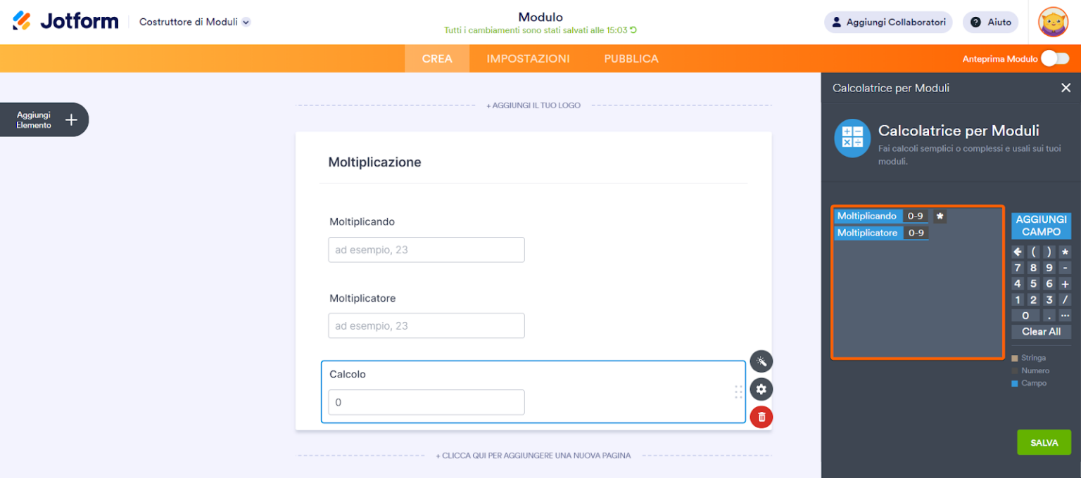 Come aggiungere campi di calcolo sui Moduli Google | The Jotform Blog