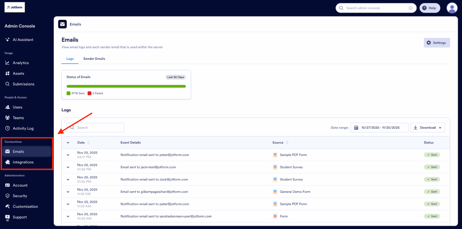 How to use System Logs for powerful Enterprise reporting | The Jotform Blog