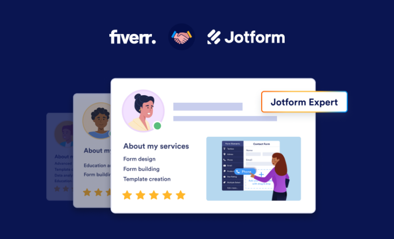 Jotform now a part of the Fiverr Certified program | The Jotform Blog