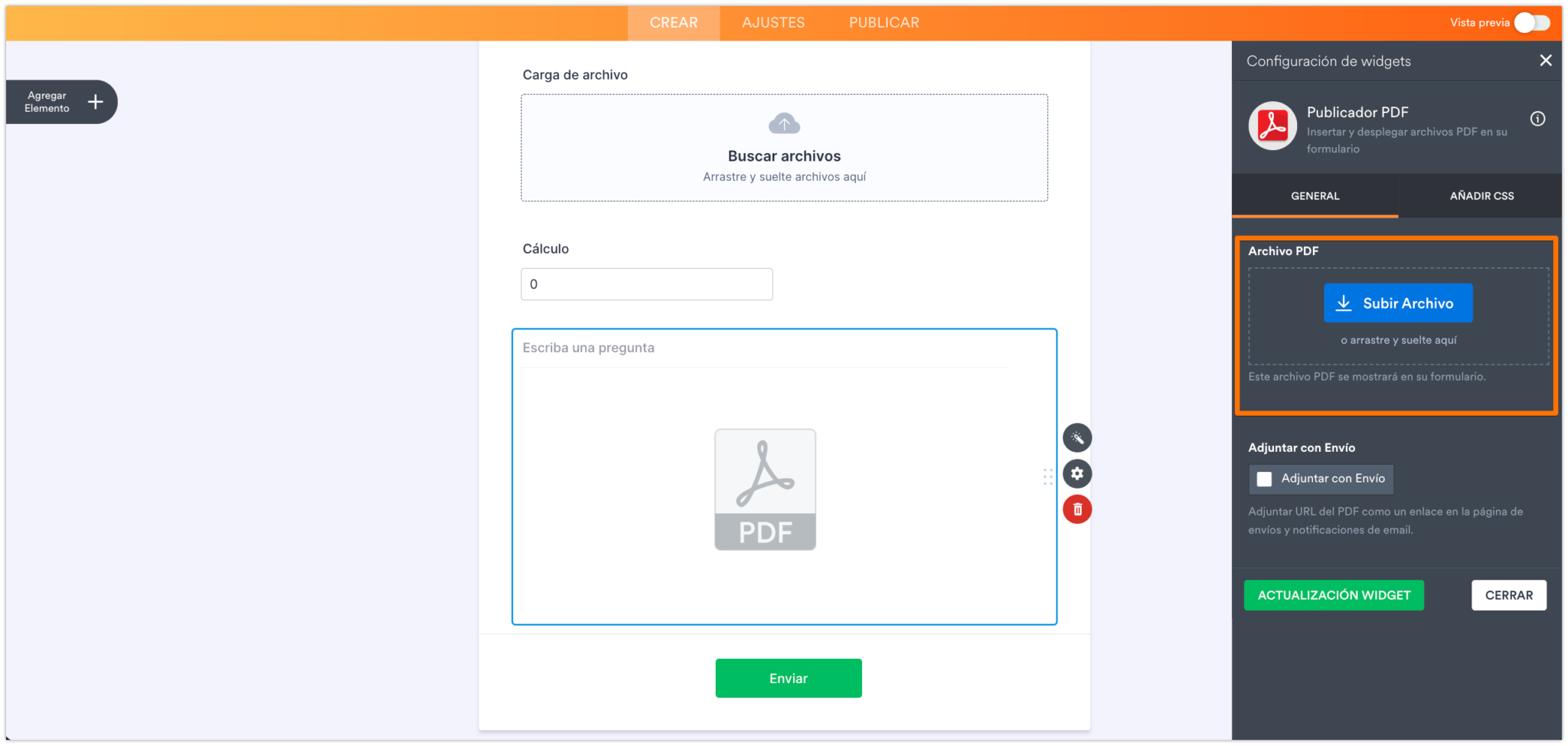 Cómo mostrar un documento PDF en su formulario