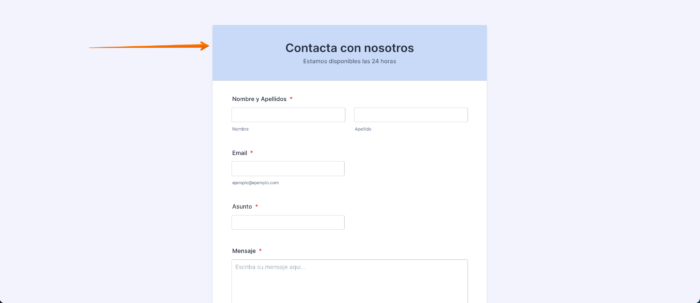 Cómo personalizar su formulario utilizando códigos CSS