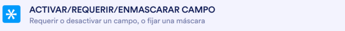 Condiciones lógicas para formularios en línea