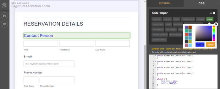 Level up your brand with the Advanced Form Designer from Jotform Enterprise | The Jotform Blog
