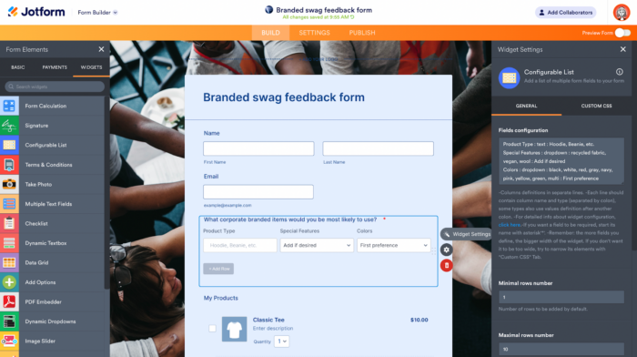 7 wow-worthy widgets to power your forms with Jotform Enterprise | The Jotform Blog