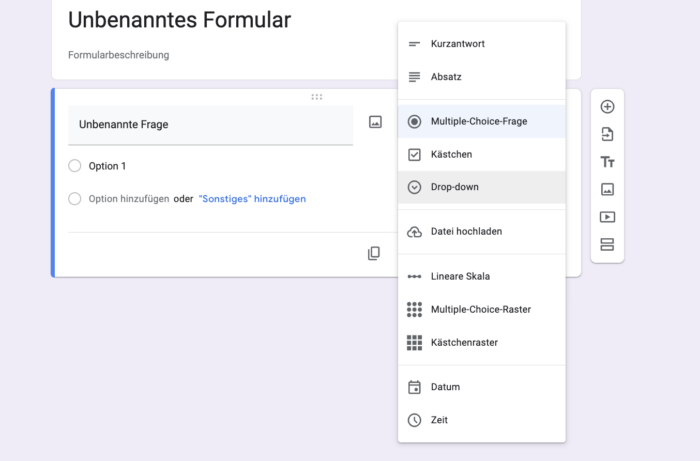 Wie man einen Dropdown in Google Forms erstellt | The Jotform Blog