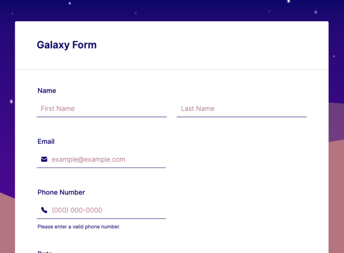 20 dazzling form themes to target your audience | The Jotform Blog