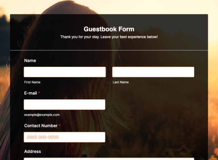 20 dazzling form themes to target your audience | The Jotform Blog
