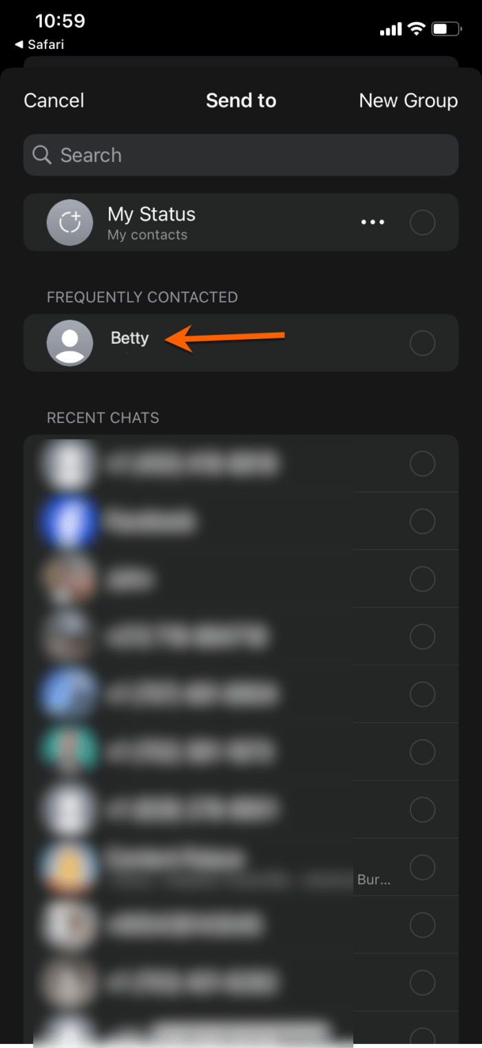 How to Share a Jotform App through WhatsApp