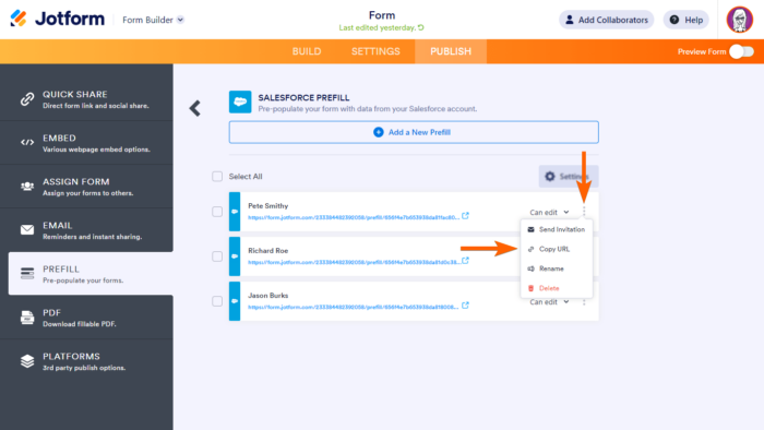 How To Prefill Your Form Using Data From Salesforce
