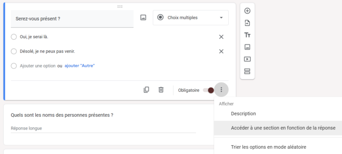 Comment créer des questions conditionnelles dans Google Forms | The ...