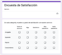 Cómo añadir una cuadrícula de varias opciones en Google Forms | The Jotform Blog