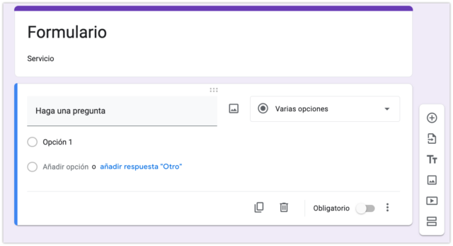 Cómo añadir una cuadrícula de opción múltiple en los Formularos Google ...