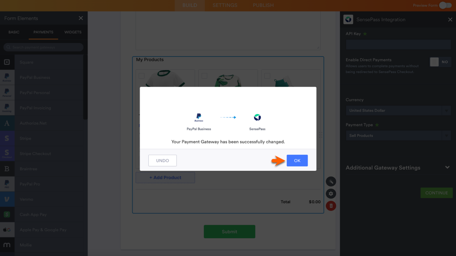 Introducing dynamic payment options with SensePass | The Jotform Blog