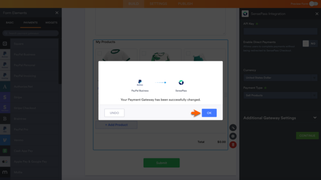 Introducing dynamic payment options with SensePass | The Jotform Blog