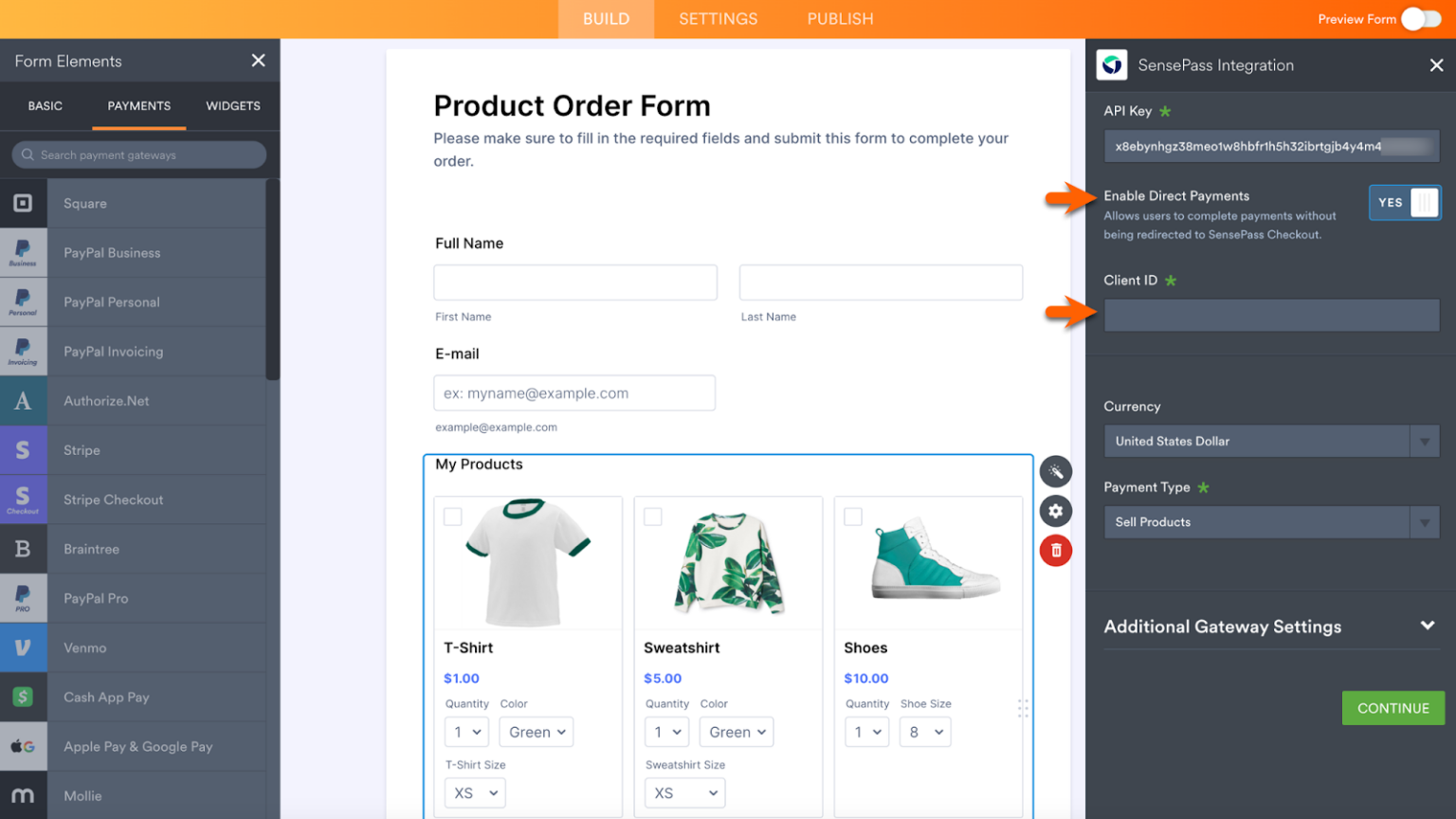 Introducing dynamic payment options with SensePass | The Jotform Blog