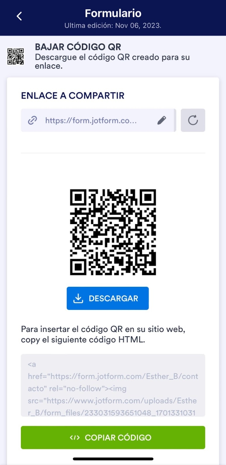 Cómo crear un código QR para un formulario de Google | The Jotform Blog