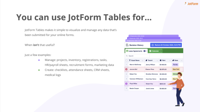 Webinar: Introducing Jotform Tables