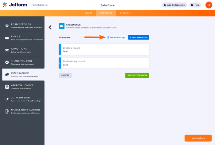 How to View Salesforce Integration Log Details