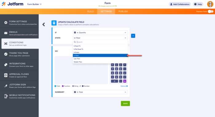 How to Calculate a Total with Jotform