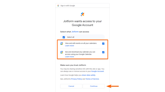 How to Integrate Google Calendar With Your Form