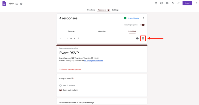 How to delete responses on Google Forms | The Jotform Blog