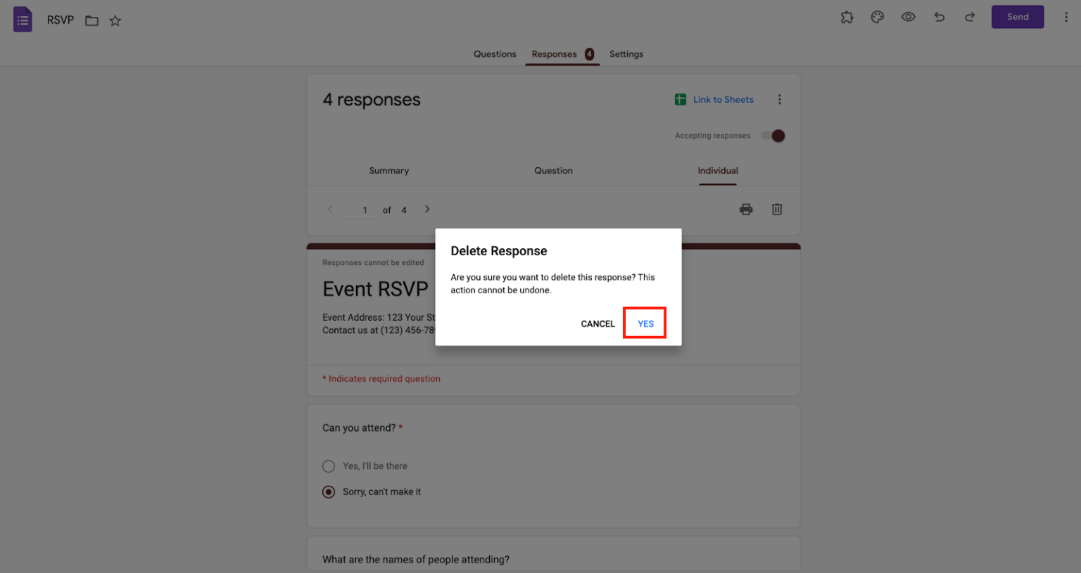How to delete responses on Google Forms | The Jotform Blog