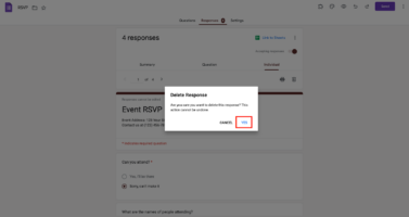 How to delete responses on Google Forms | The Jotform Blog