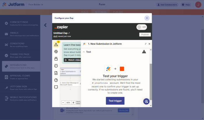 How to Integrate Microsoft Teams With Jotform