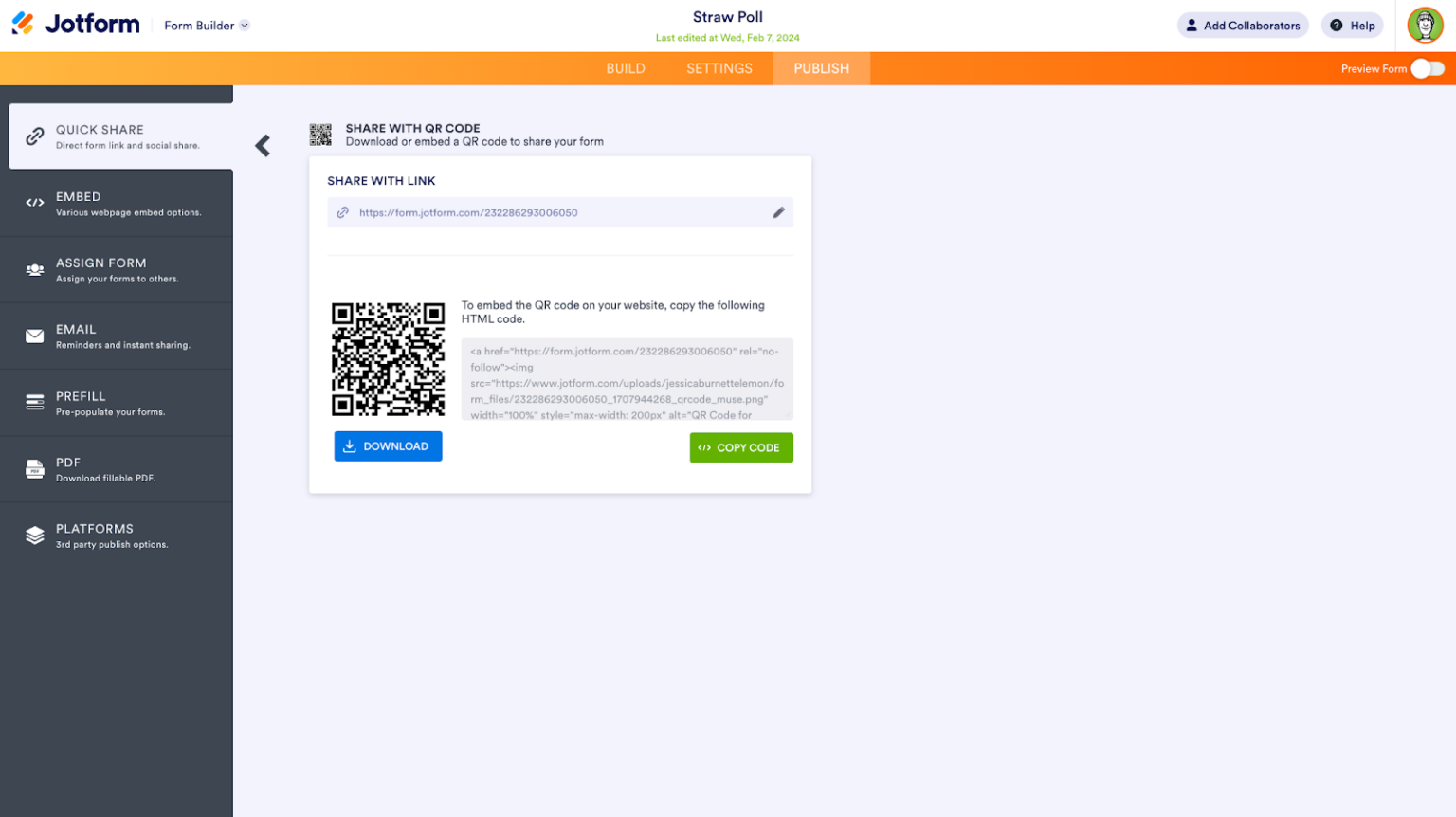 How to use QR codes to track attendance with Google Forms | The Jotform ...