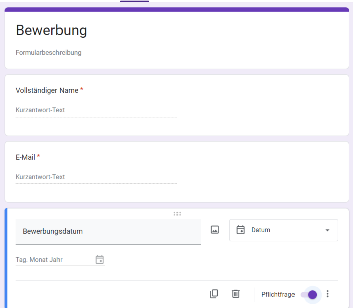 Wie man eine Google Formulare Bewerbung erstellt | The Jotform Blog