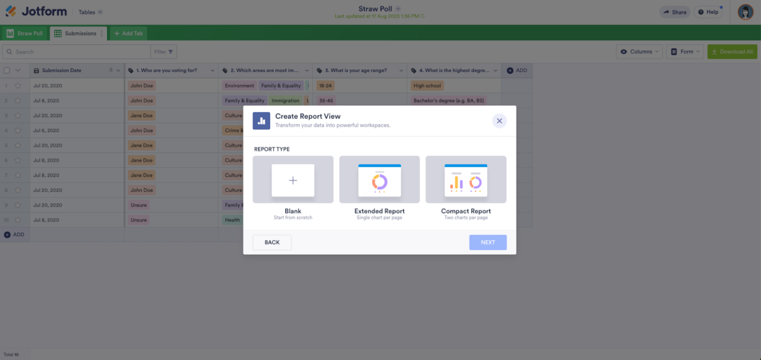 How to make a pie chart in Google Forms | The Jotform Blog