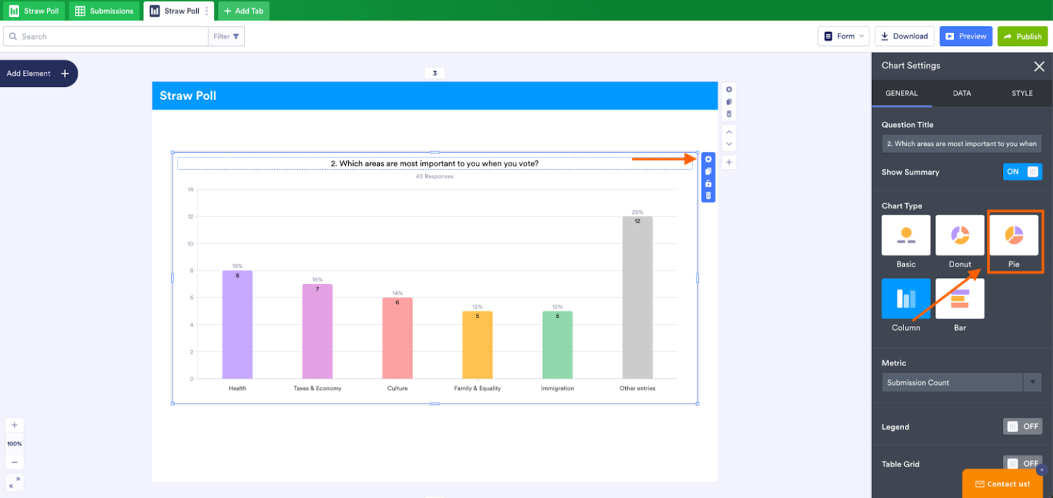 How to make a pie chart in Google Forms | The Jotform Blog