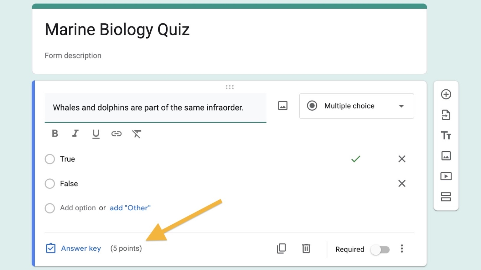 How to make an answer key in Google Forms | The Jotform Blog