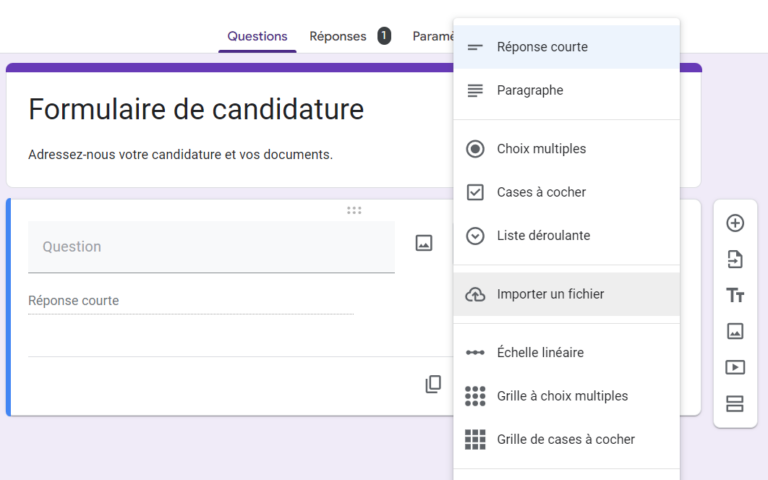 Comment ajouter un bouton de téléversement dans Google Forms | The Jotform Blog