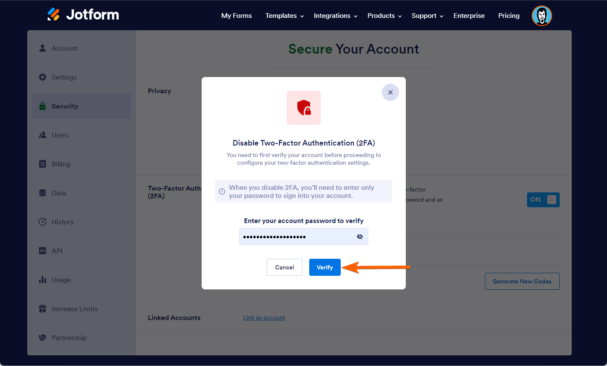 How to Disable Two-Factor Authentication (2FA)