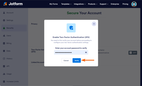 How to Enable Two-Factor Authentication (2FA)