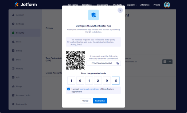 How to Enable Two-Factor Authentication (2FA)
