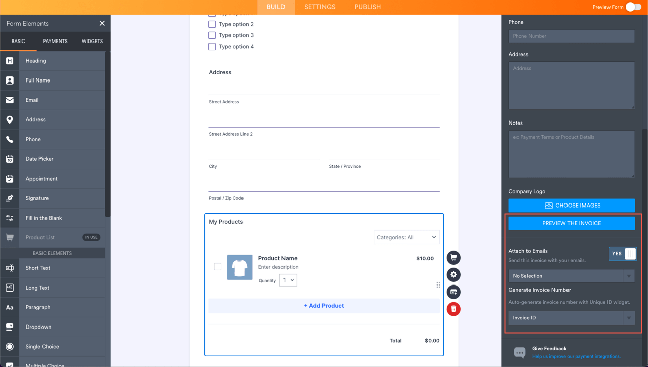 How to Generate an Invoice for Your Payment Form