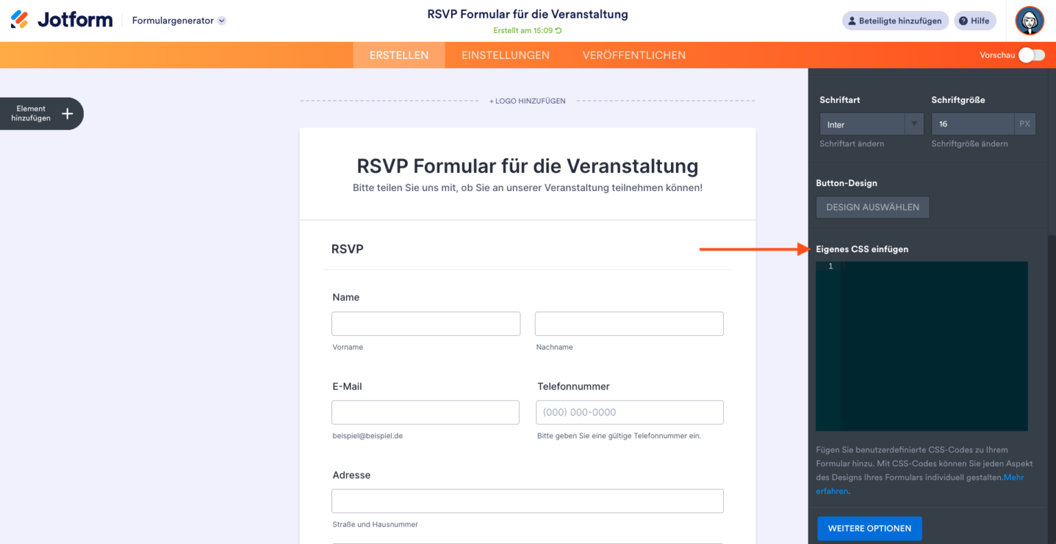 Wie man die Größe des Google Forms Kopfzeilenbildes ändert | The Jotform Blog