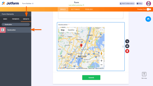 How to Add Google Map Geolocation Marker to Your Form