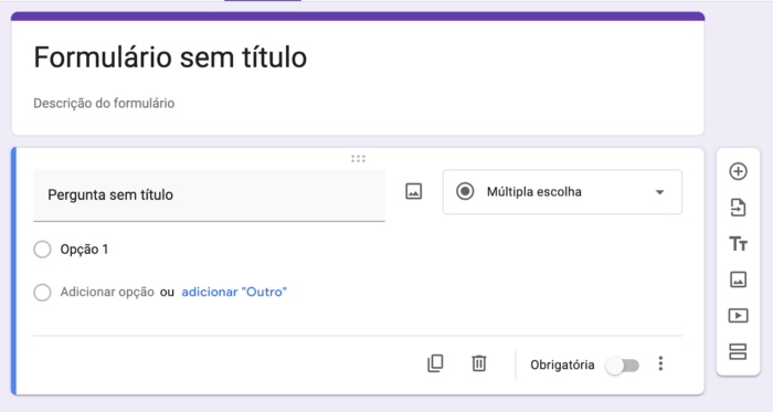 Como adicionar uma grade de múltipla escolha no Formulários Google ...