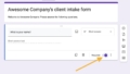 How to create a Google intake form in Google Forms | The Jotform Blog