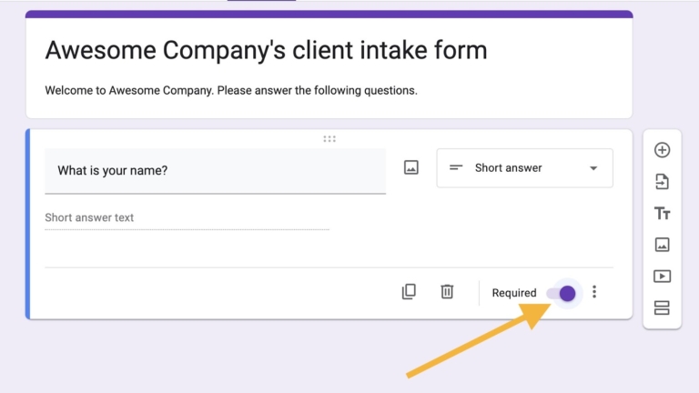 How to create a Google intake form in Google Forms | The Jotform Blog