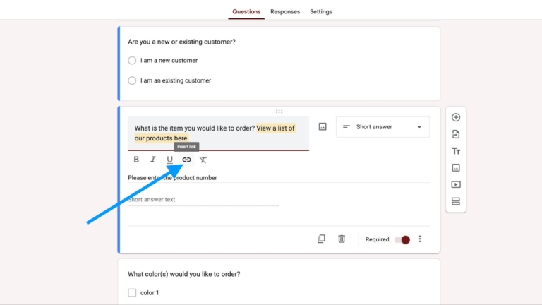 How to add a link to a Google Form | The Jotform Blog